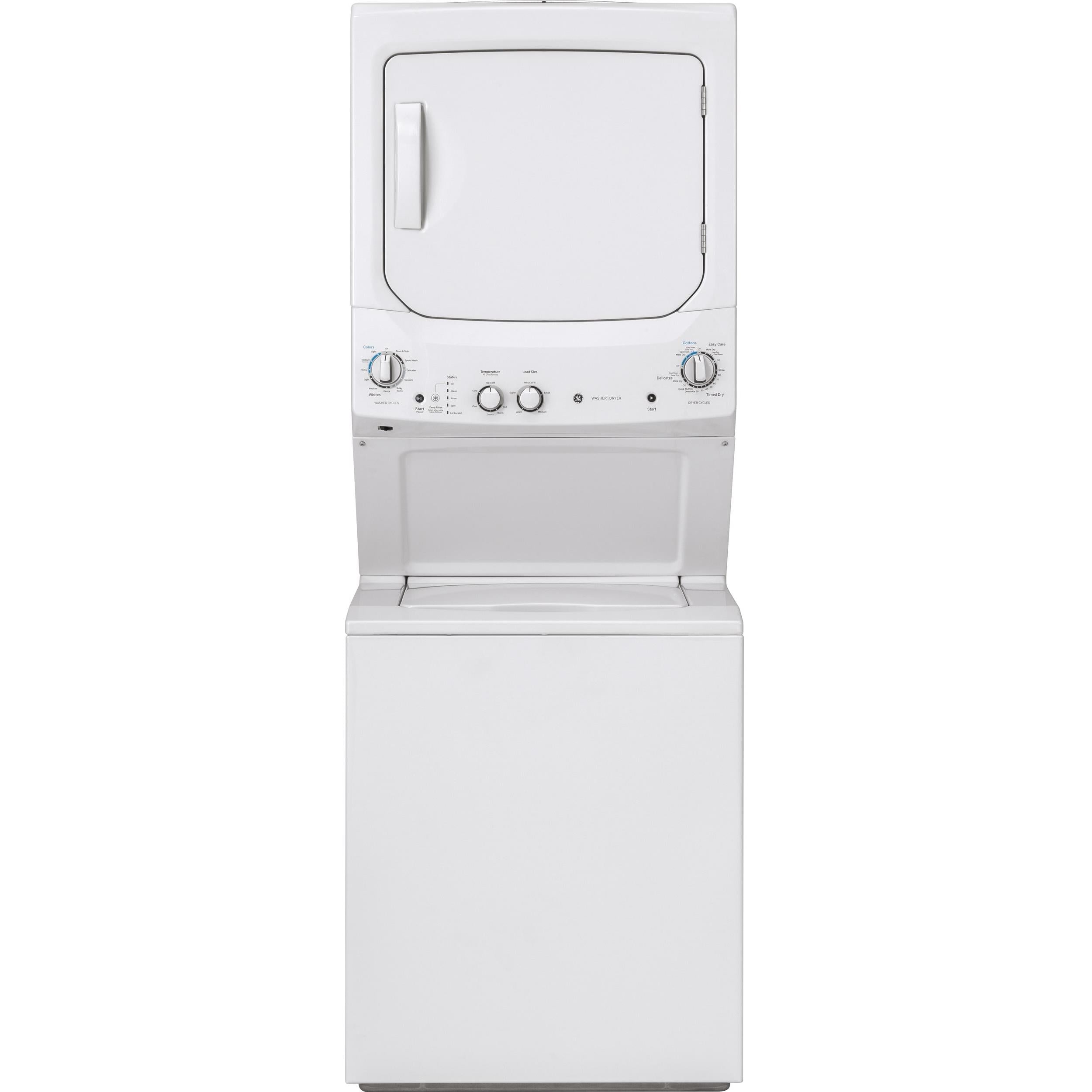 GE Centre de buanderie laveuse/sécheuse superposées électrique GUD24ES
