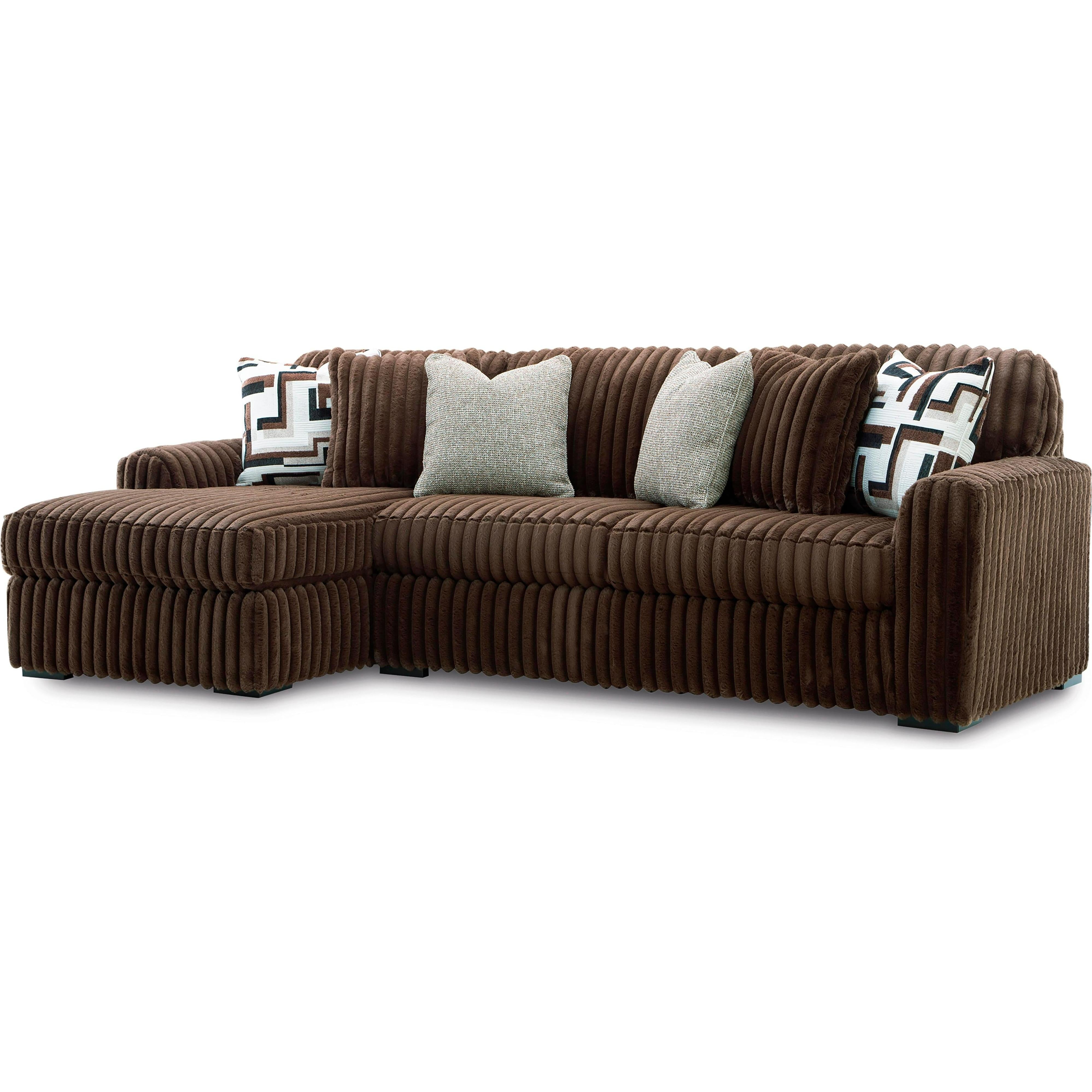 Signature Design by Ashley Canapé fixe Midnight-Madness en tissu 98104