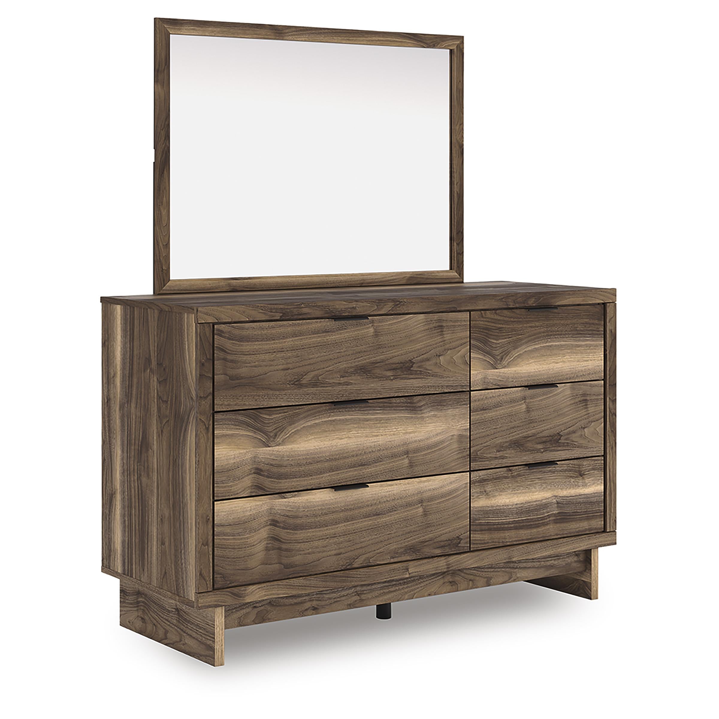Signature Design by Ashley Commode avec miroir Chirason à 6 tiroirs PC